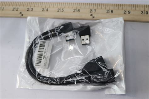 Used 2 Pk Mini Usb Cable Combo Right Angle And Left Angle Oxsubror Type