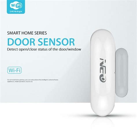 네오 와이파이 도어 및 윈도우 센서 스마트 무선 도어 마그네틱 센서 홈 보안 앱 알림 경고 홈 보안 도어 윈도우 네오 와이파이