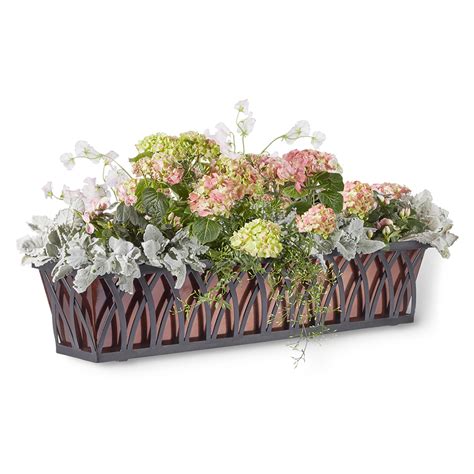 Arch Tapered Window Box Iron Cage