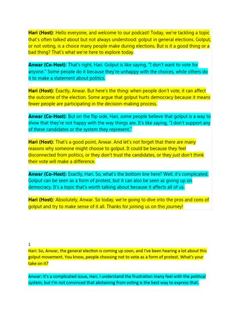 The Pros And Cons Of Golput In General Election Pdf Elections Voting