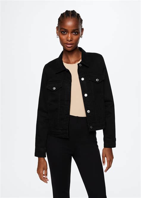 Blouson Jean Poches Femme Mango Outlet France