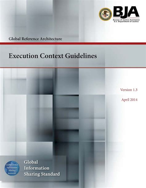 Pdf Execution Context Guidelines Version 1 Execution · Execution