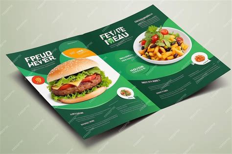 Premium Photo Fast Food Roll Up Banner Restaurant Menu Template