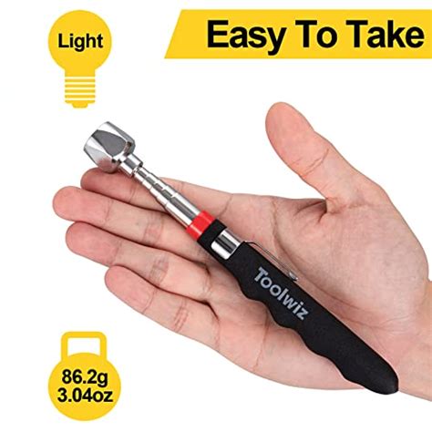 Toolwiz Telescopic Magnetic Pick Up Tool 16lb Extendable To 307