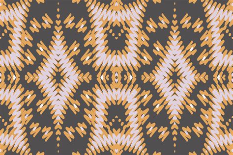Punjabi Pattern Seamless Mughal Architecture Motif Embroidery Ikat