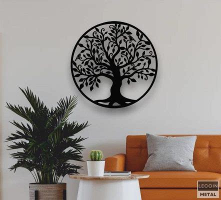 Déco Murale Design Arbre de vie en Métal