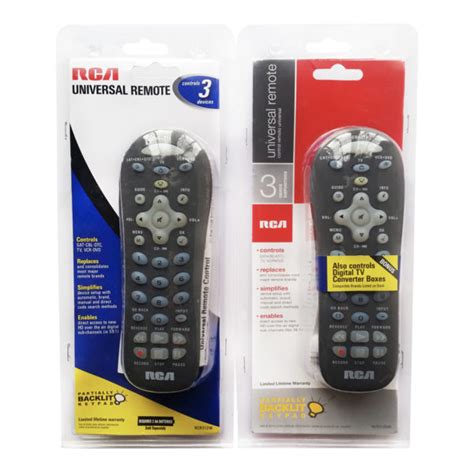 RCA 3 DEVICE UNIVERSAL REMOTE NEW PACKAGING MAY DIFFER Wholesale Distributor Of Consumer