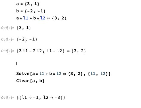 Show That These Equations Are Linearly Dependent Using Mathematica