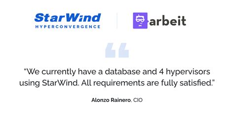 Starwind Vsan Solving San Issues For Arbeit Software Resource Library Success Stories