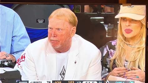 Raiders Mark Davis With Girlfriend Hayden Hopkins At Wnba Finals Las