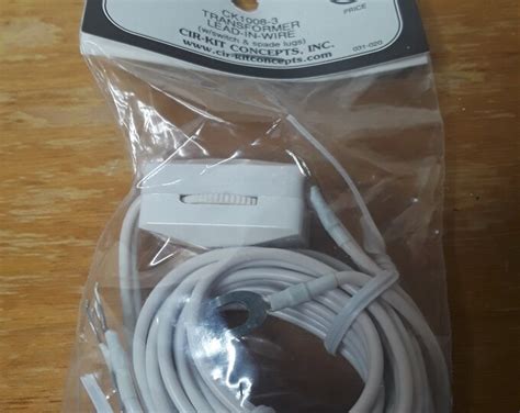 Dollhouse Miniature Cir Kit Transformer Lead In Wire With Switch Ck1008