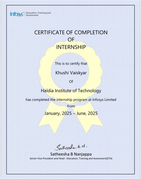 Internshipexperience Infosys Gratitude Learningjourney Techinternship Growthmindset