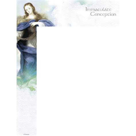 Immaculate Conception Watercolor Wrapper Diocesan