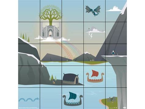 Tts Viking Activity Mat For Loti Bot Steam Coding Robot Interactive