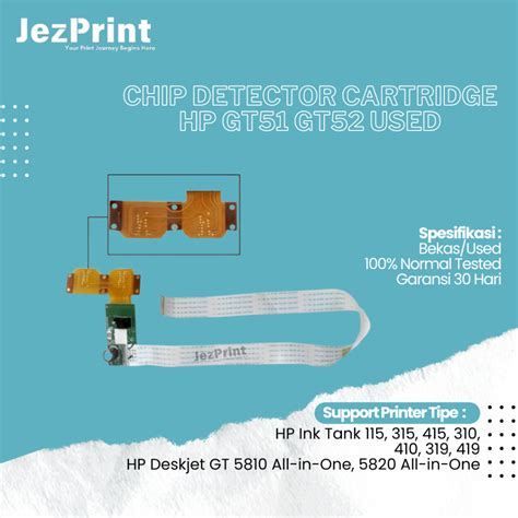 Jual Chip Detector Carriage Unit Gt51 Gt52 Black Color Pembaca Rumah