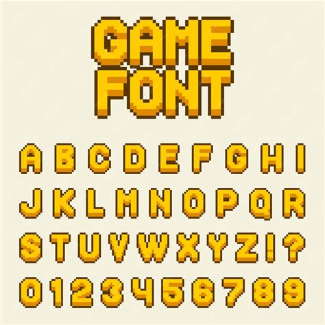 computer font numbers