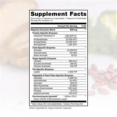 Pure Therapro Rx Elite Enzymes Extra Strength Digestive