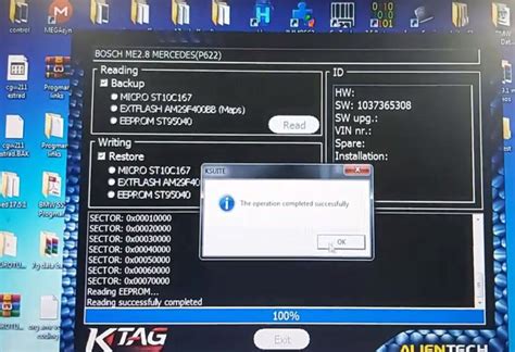 How To Read And Write Micro Flash And Eeprom On Mercedes By Ktag Obd2ltd Blog