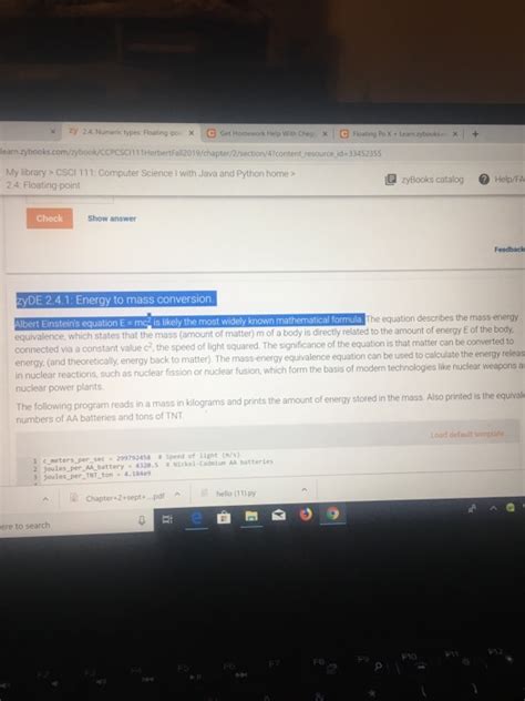Solved C Get Homework Help Wit Zy Numeric Types Chegg