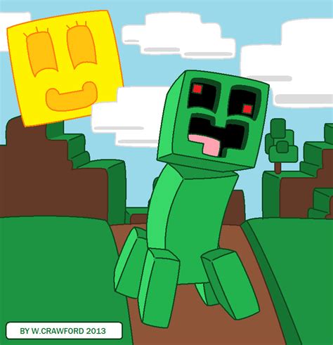 Minecraft Happy Creeper By Frgrgrsfgsgsfgggsfsf On Deviantart