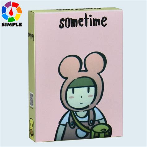 10 4 7 3cm Something Sometime Somewhere Everyday Oracle Deck 56 Pcs