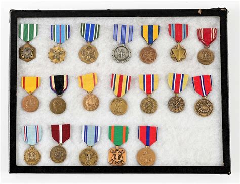 Lot Detail Lot Of Assorted Us Military Medals
