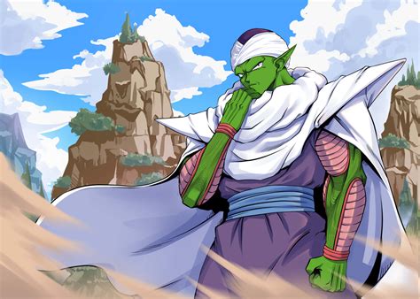 Download Contemplative Piccolo Dragon Ball Z Wallpaper