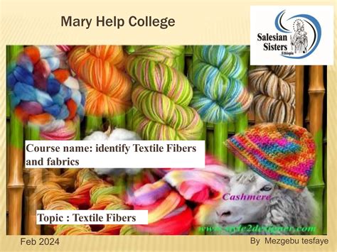 Textile Fiber Lecture Material For Level 2pptx