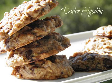Dulce Algodón Galletas de Avena y Gotitas de Chocolate