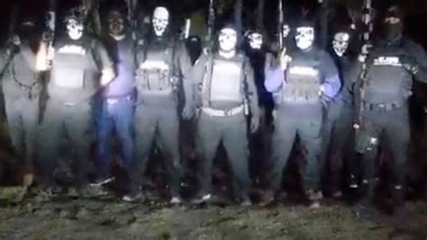 Masked Cartel Hitmen Armed With Rifles Announce Purge In Shocking Video