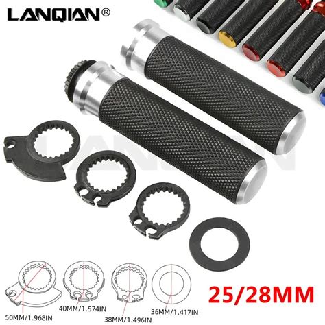 Manillar Universal CNC para motocicleta Kit de empuñaduras de manillar compatible con todos