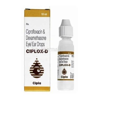 Ciplox D Ciprofloxacin And Dexamethasone Eye Drop 10 Ml At Rs 20