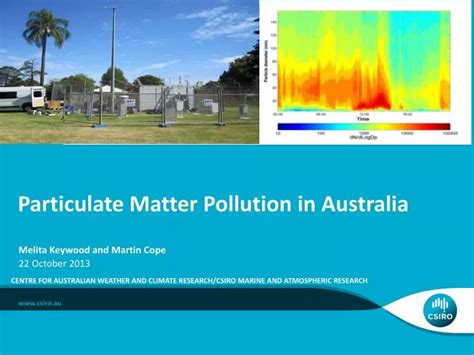 PPT Particulate Matter Pollution In Australia PowerPoint Presentation ID