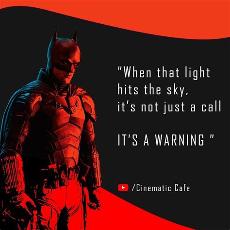 The Batman 2022 Quote Batman Sky Poster