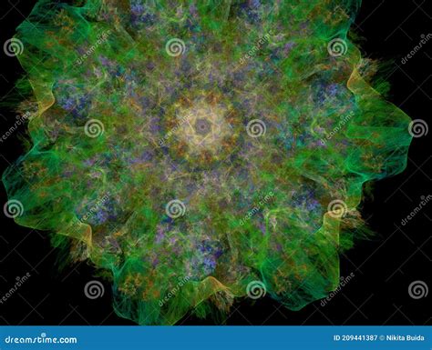 Imagen De Fondo Fractal Imaginativa Stock de ilustración Ilustración