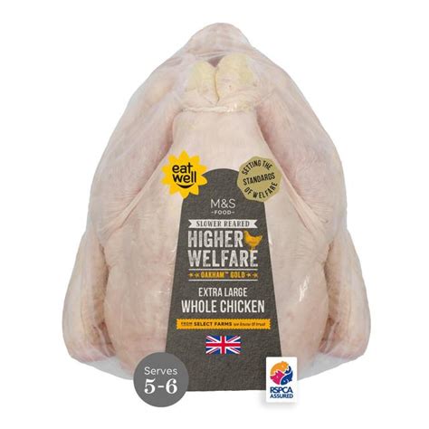 Mands Oakham Gold Extra Large Whole Chicken Ocado