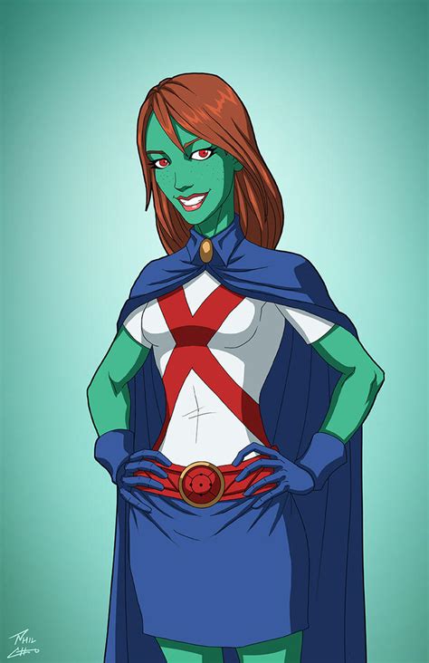 Miss Martian [titan] Earth 27 Commission By Phil Cho On Deviantart