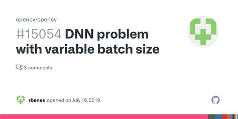 DNN Problem With Variable Batch Size Issue Opencv Opencv GitHub