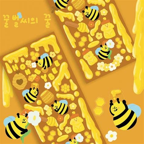 Honey Bee 꿀벌씨의 꿀 스티커 달다꾸