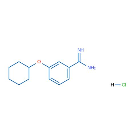 1221722 89 9 3 Cyclohexyloxy Benzene 1 Carboximidamide Hydrochloride