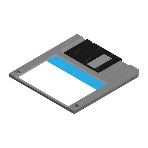 Premium Vector Floppy Disk Isolated On White Background Diskette Icon Vintage Old Data Storage