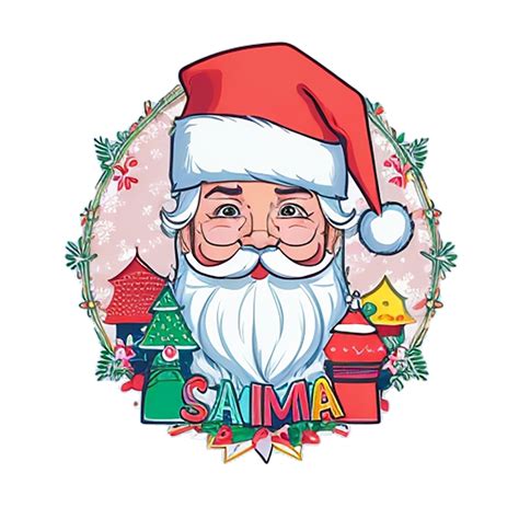 Santa Christmas T Shirt Design 32751990 Png