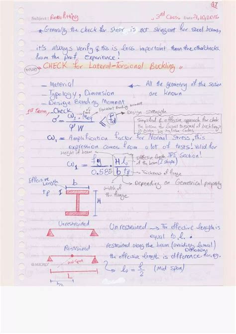 Retrofitting Design Of Structures Subjected To Seismic Load Lecture Note Pdf