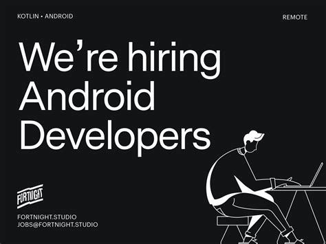 🤖we re hiring android developers by fortnight on dribbble