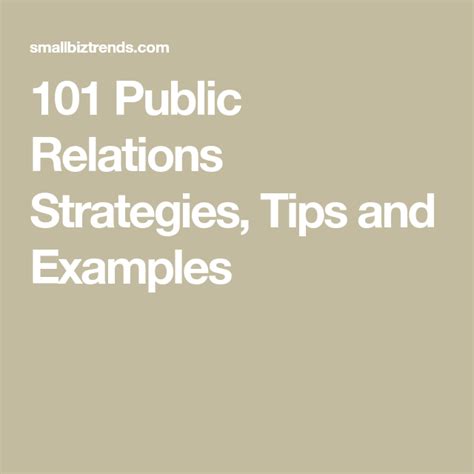 111 Public Relations Strategies Tips And Examples Artofit