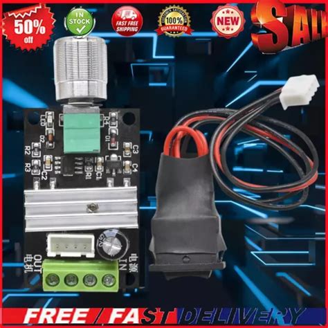 Dc 6v 12v 24v 28v Motor Speed Regulator Reversible Switch Pwm Motor