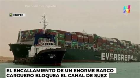 El Canal De Suez Se Encuentra Bloqueado Por Un Buque Carguero Perfil