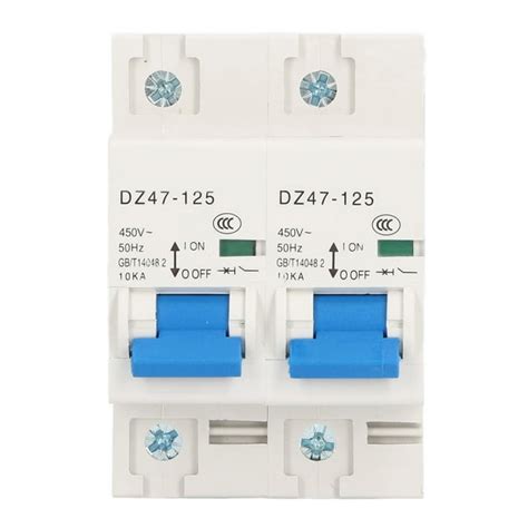 Ac450v Mini Interlock Circuit Breaker Dual Power Manual Transfer Switch
