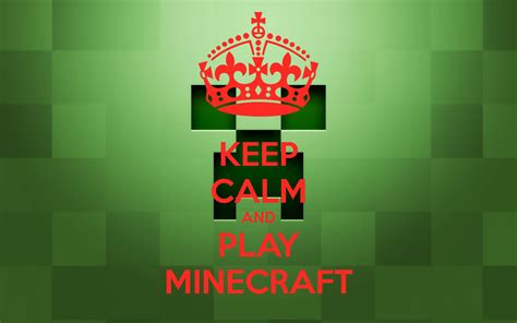 Keep Calm Wallpaper Minecraft