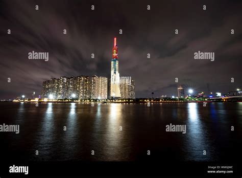 Ho Chi Minh City Vietnam 2 Septembre 2019 View Panoramic Colorful